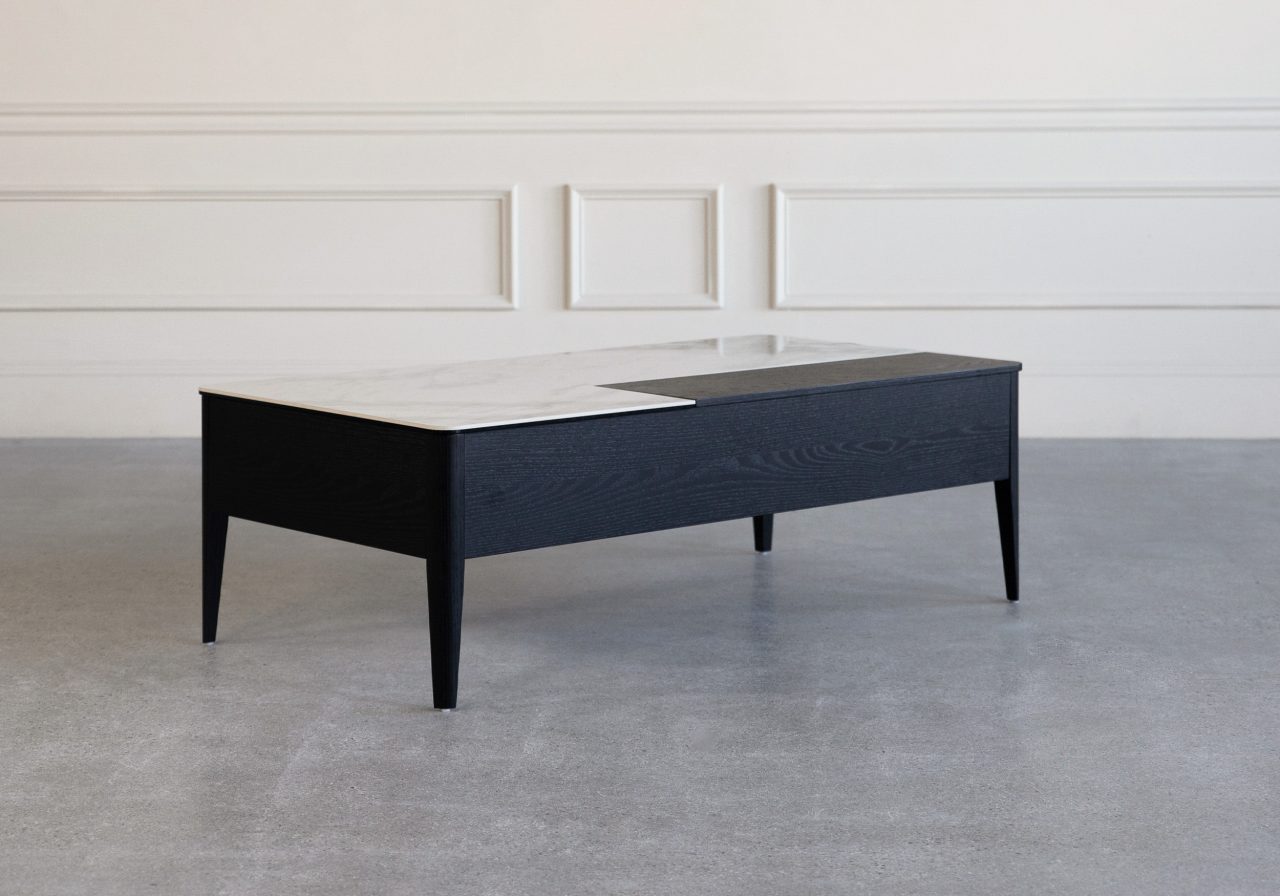 Norman Ceramic Lift Top Storage Coffee Table | ScanDesigns Furniture