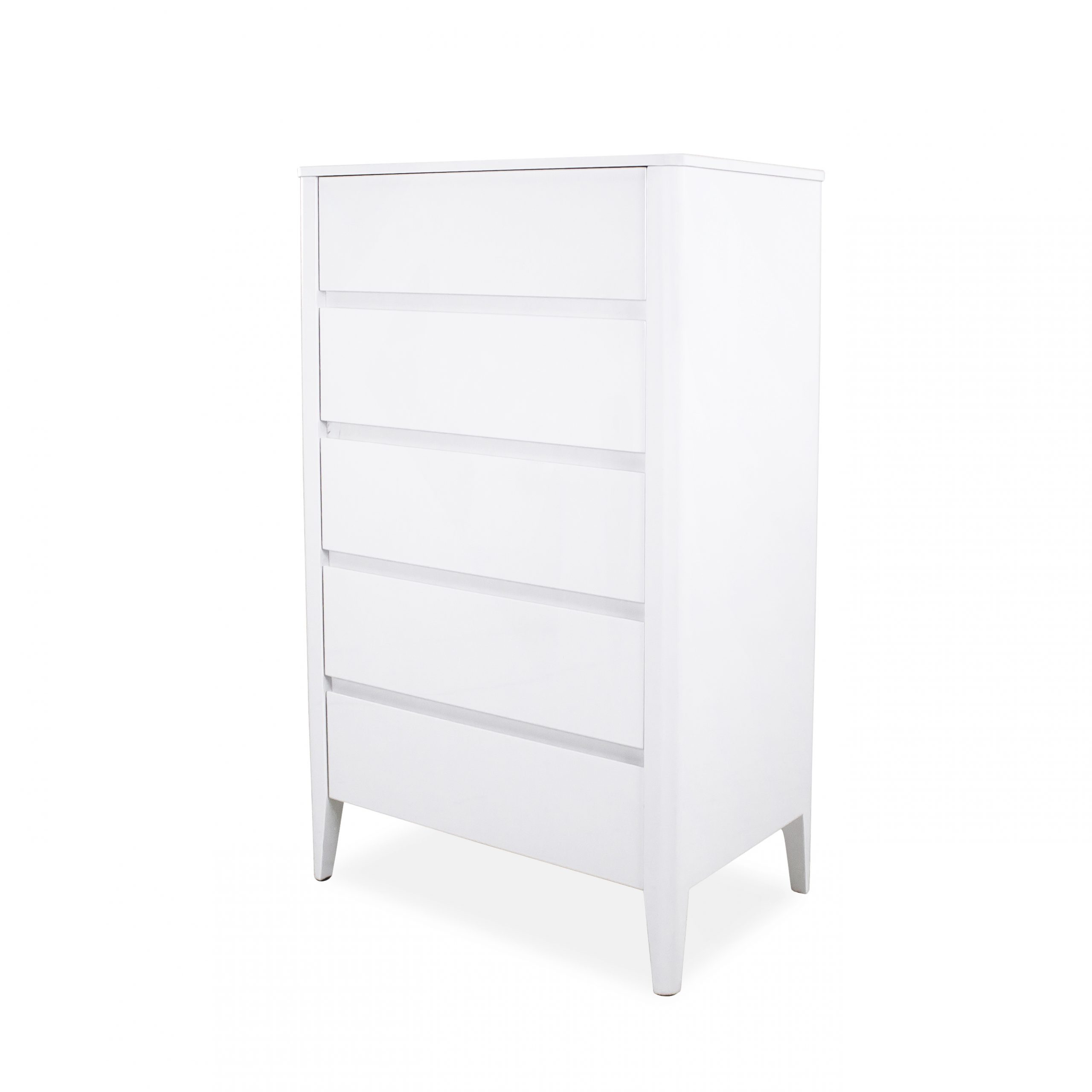 Sonja Wood 5-Drawer High Chest | ScanDesigns Furniture