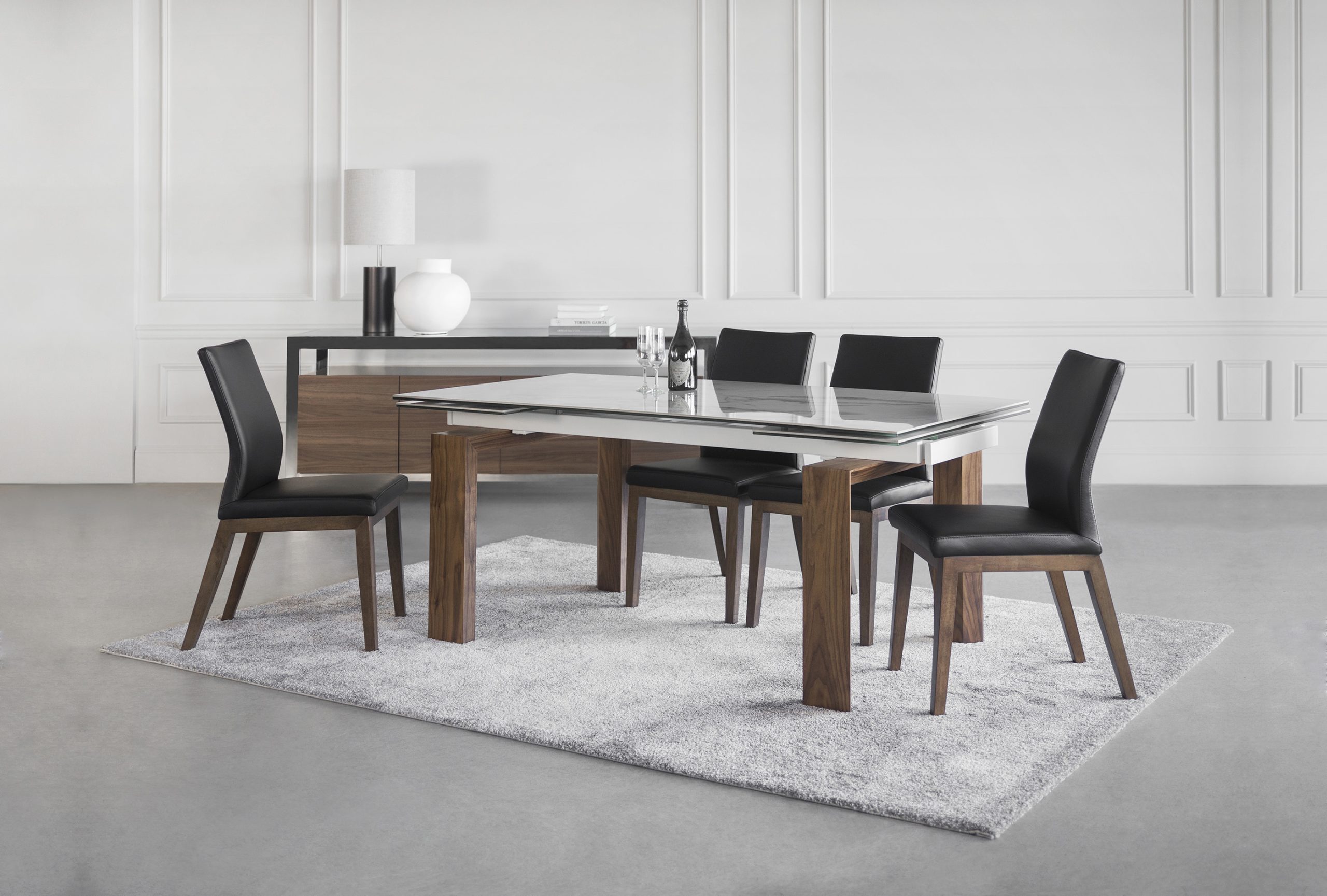 Potrero 72" Extendable Ceramic Dining Table | ScanDesigns Furniture