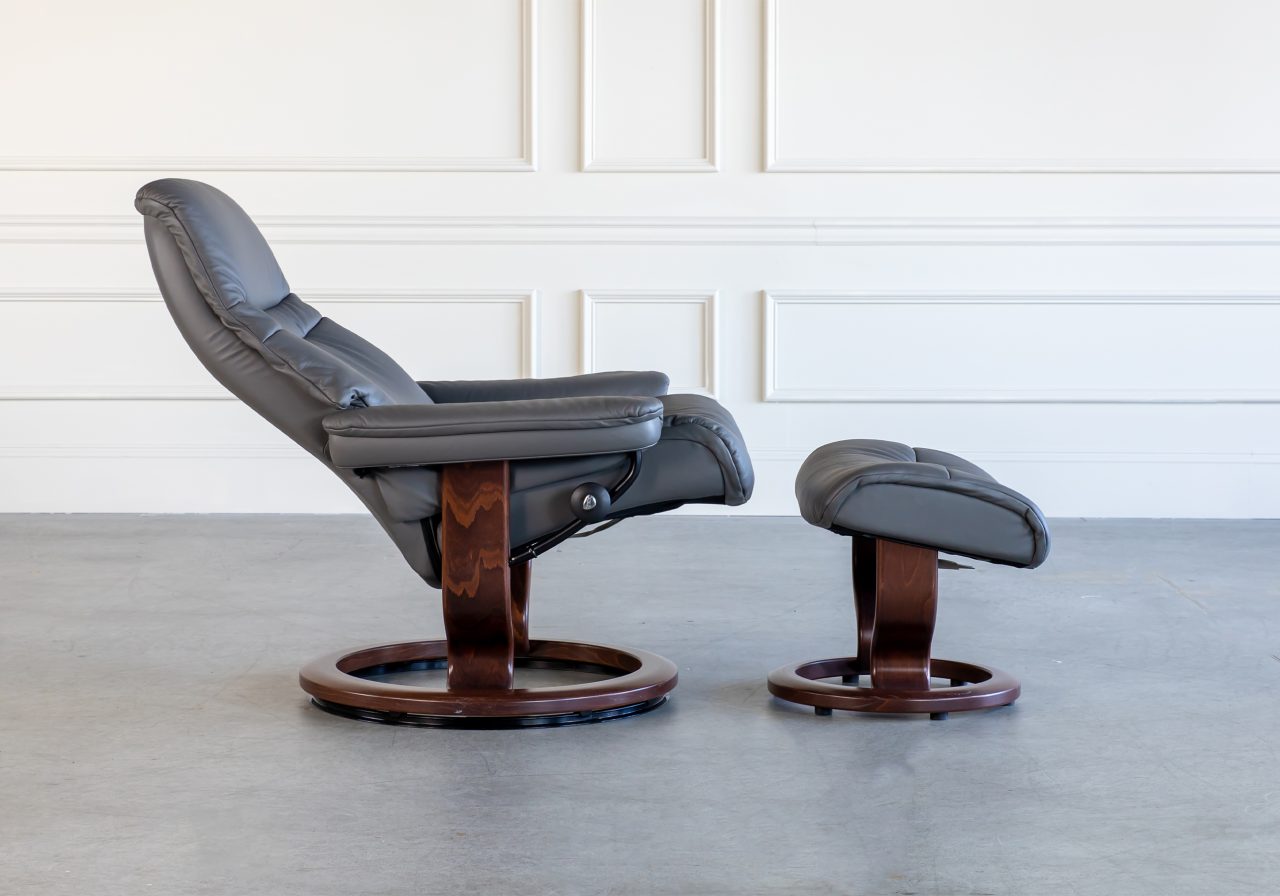 Promo - Stressless Sunrise Classic Leather Recliner | ScanDesigns Furniture