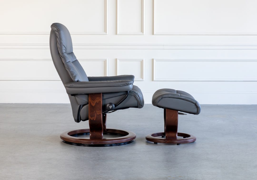 Promo - Stressless Sunrise Classic Leather Recliner | ScanDesigns Furniture