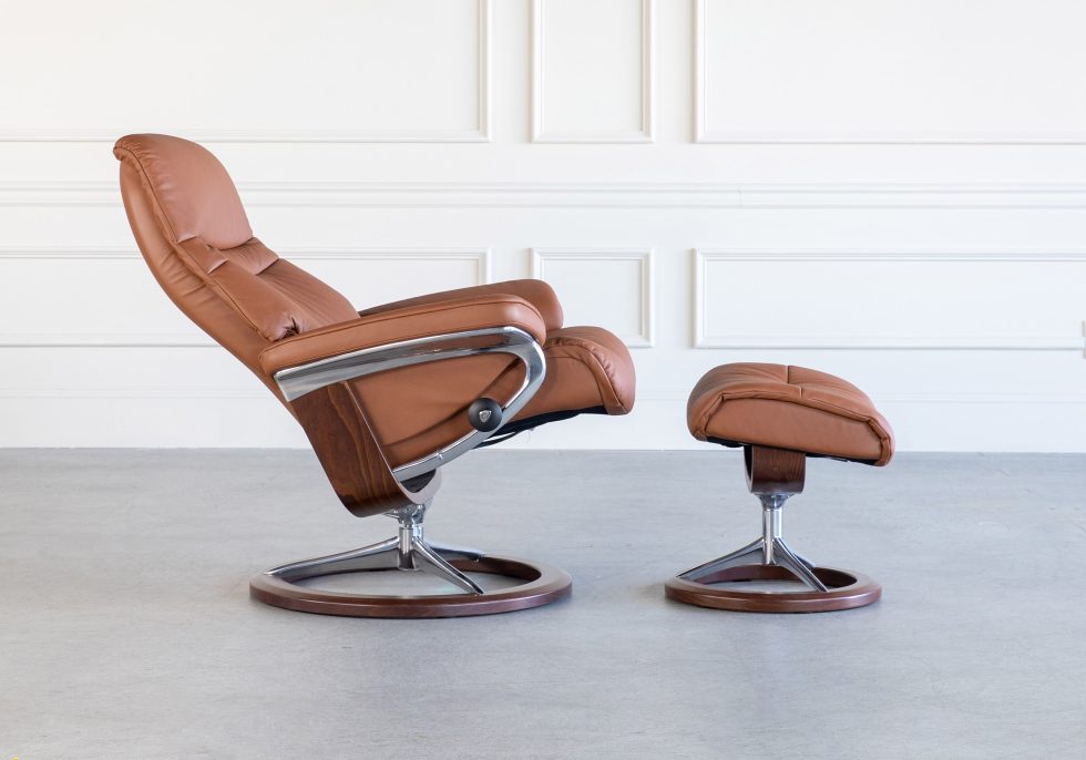 Promo - Stressless Sunrise Signature Leather Recliner | ScanDesigns