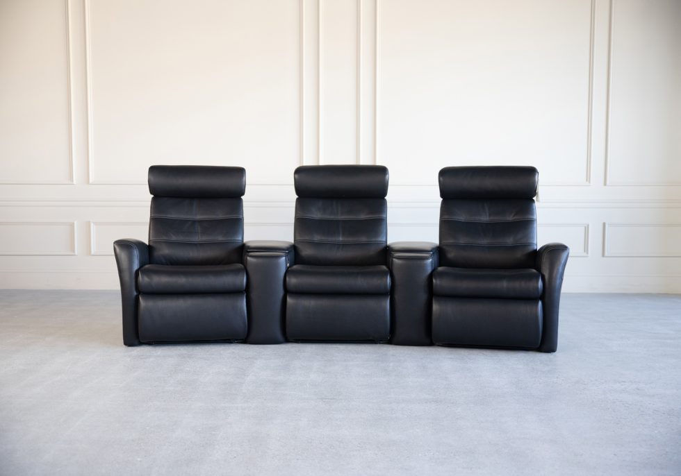 H2 King Leather Home Theatre Seating | ScanDesigns Furniture