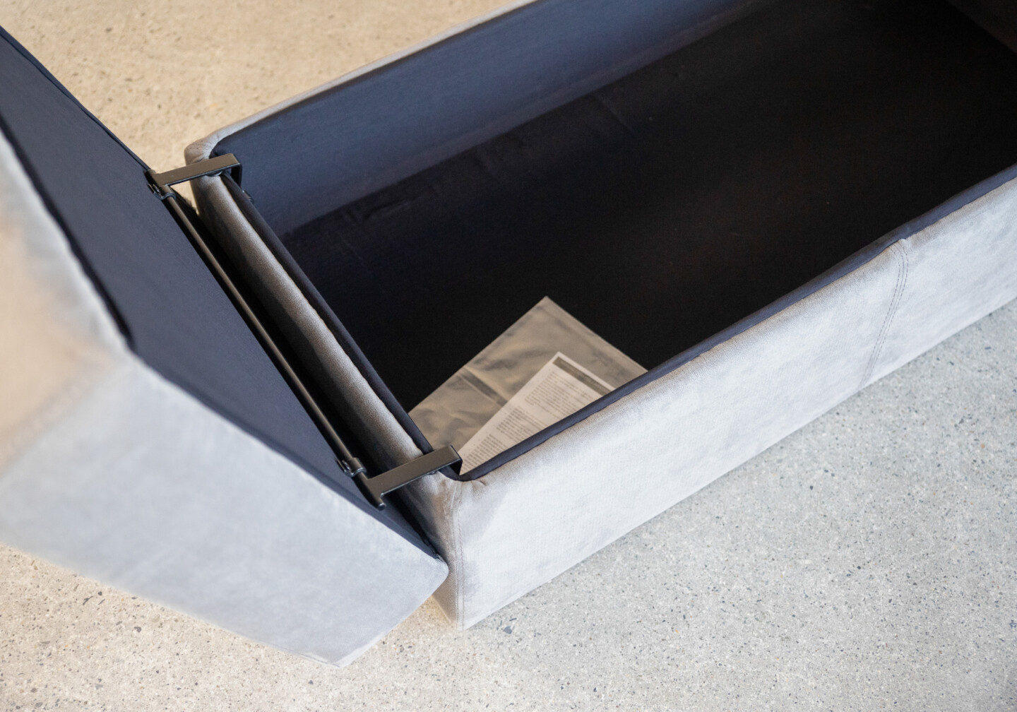 IMG Fabric Storage Ottoman DPALL-HC | ScanDesigns