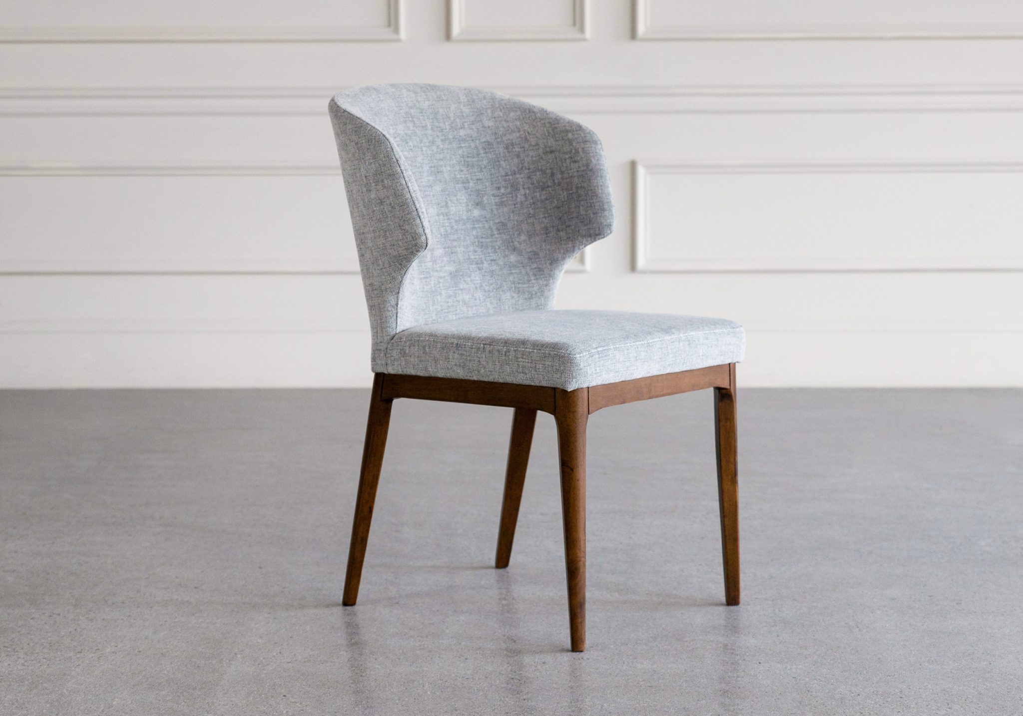 Blake Leather Dining Chair with Ash Wood Legs | ScanDesigns