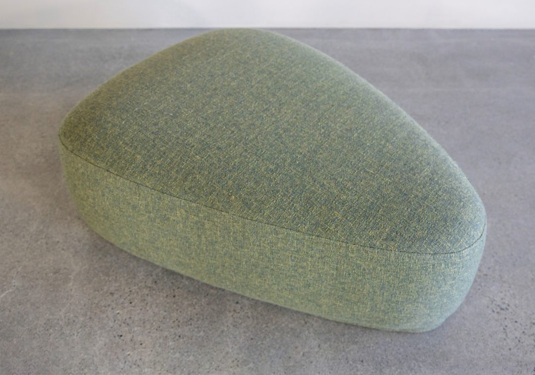 Sandy Fabric Large Ottoman | ScanDesigns Furniture