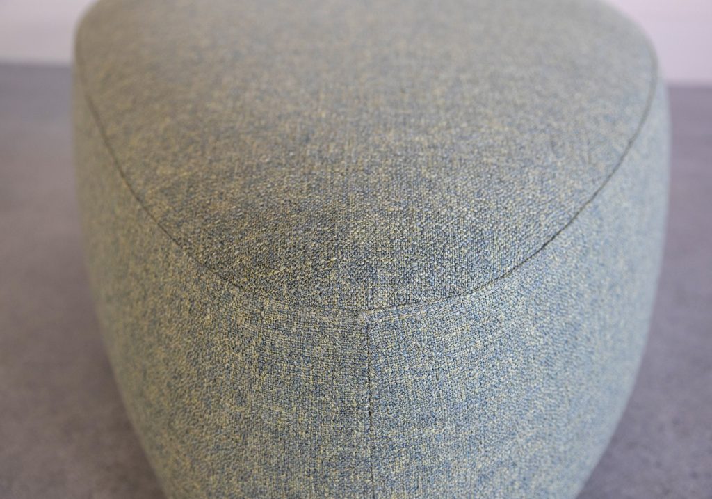 Sandy Fabric Large Ottoman | ScanDesigns Furniture