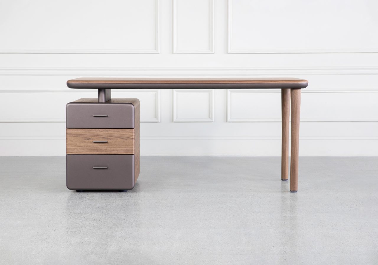 Alexa Office Desk with Drawers | ScanDesigns Furniture