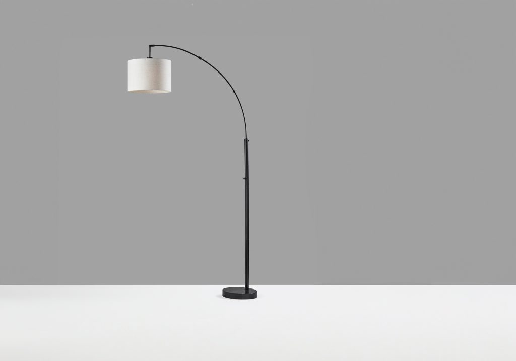 Bowery Black Arc Floor Lamp | ScanDesigns