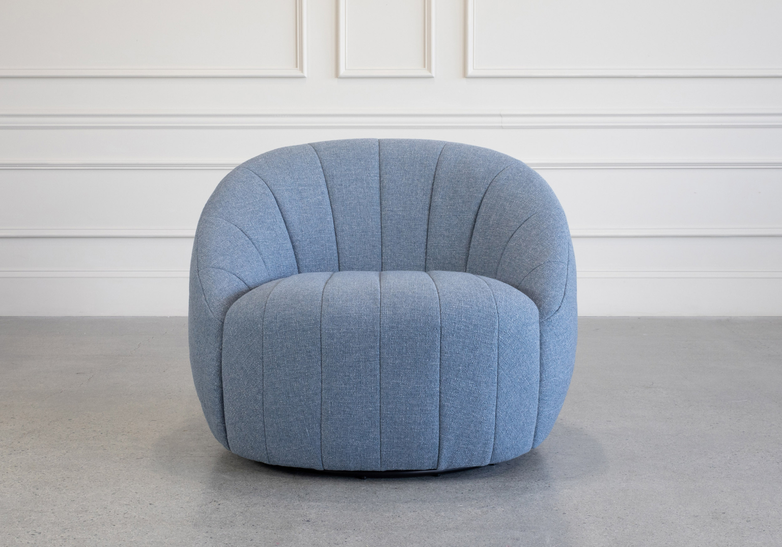 Alison Leather Swivel Accent Chair | ScanDesigns Furniture